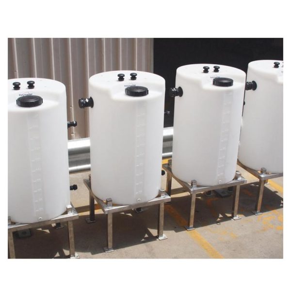 210L Chemical Dosing Tank Closed Head Drum Plus Bund - Polymaster