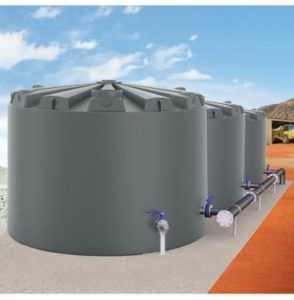 50,000 Litre Round Chemical Process Tank - Polymaster