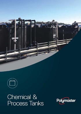50,000 Litre Round Chemical Process Tank - Polymaster