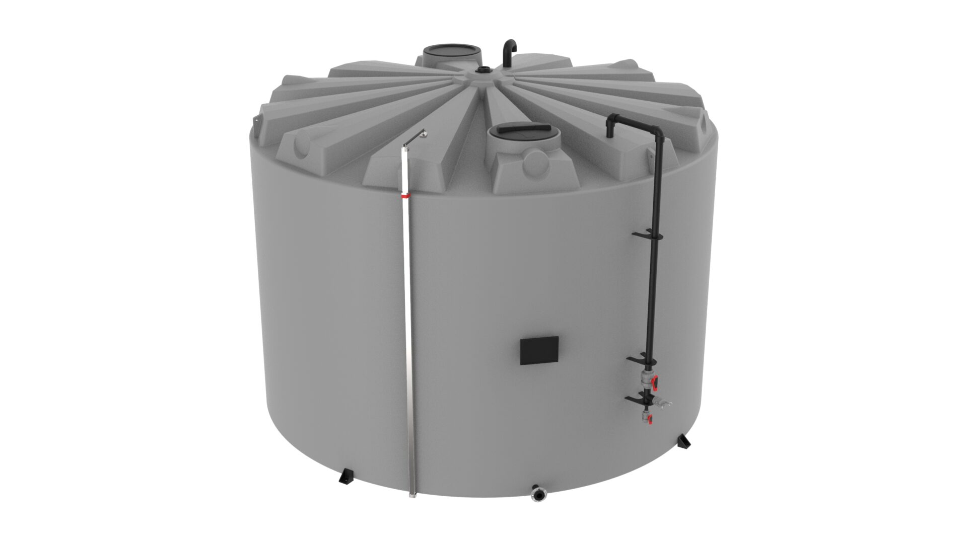 50,000 Litre Round Chemical Process Tank - Polymaster