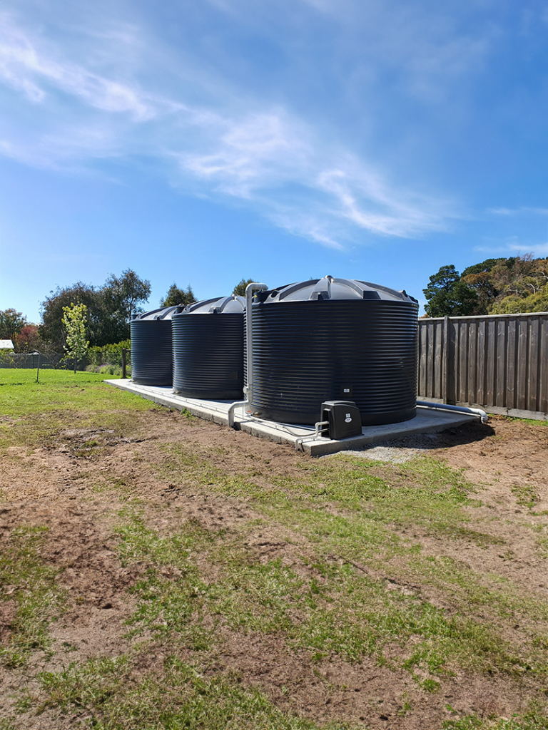 4500L Tall Water Storage Tanks | Round Rainwater Tank