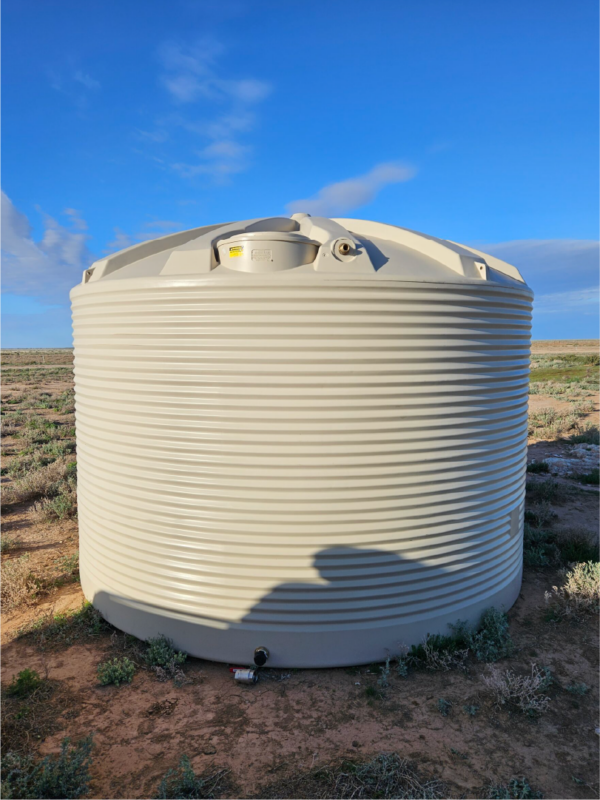 Low Profile Water Tank | 4500L Round Rainwater Tank