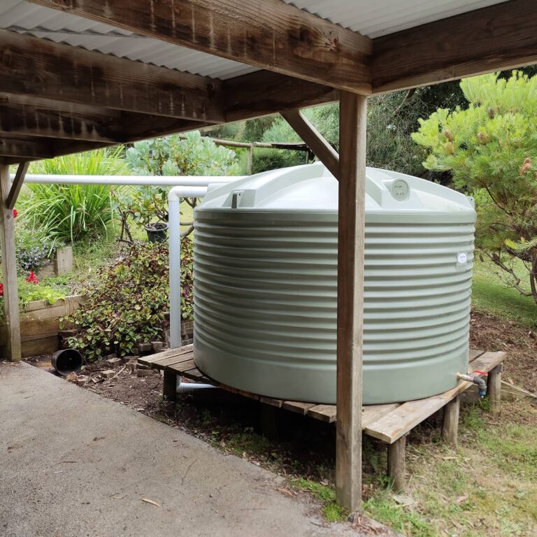 Low Profile Water Tank | 4500L Round Rainwater Tank | Polymaster