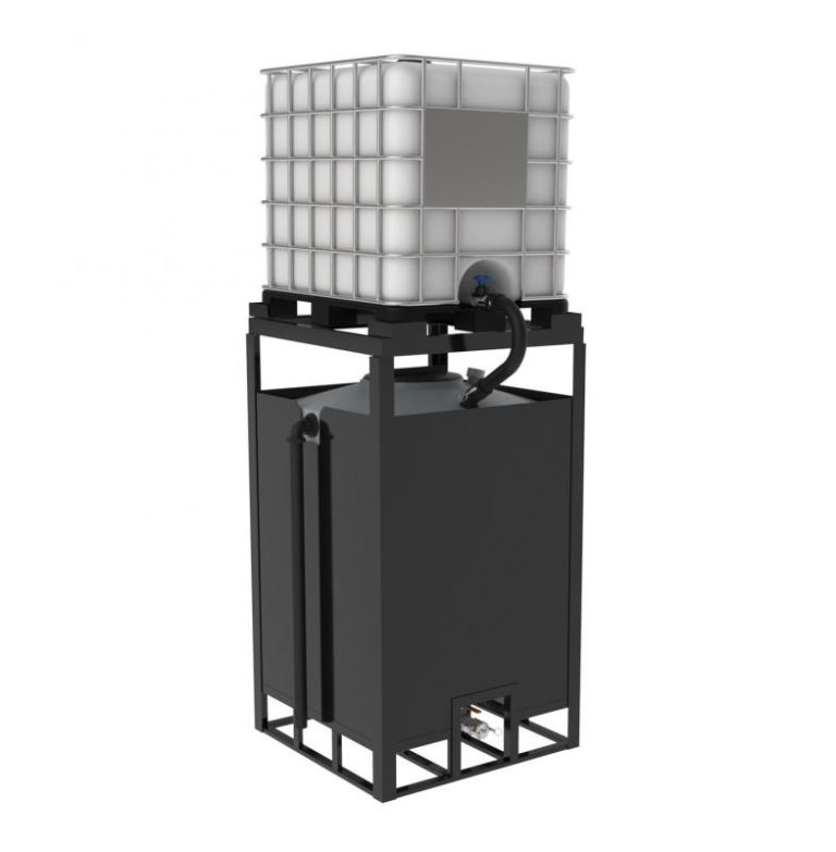 IBC Tanks | 1000-1500L Enclosed IBC Bund | Polymaster