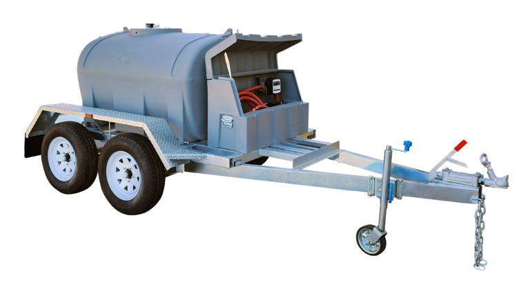 2000L Bulk Diesel Transfer Unit with Trailer - Polymaster