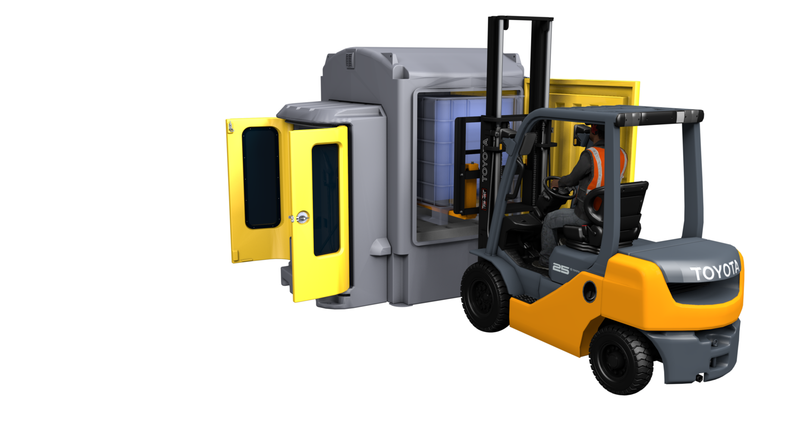 Eliminate OH&S issues associated with IBC handling