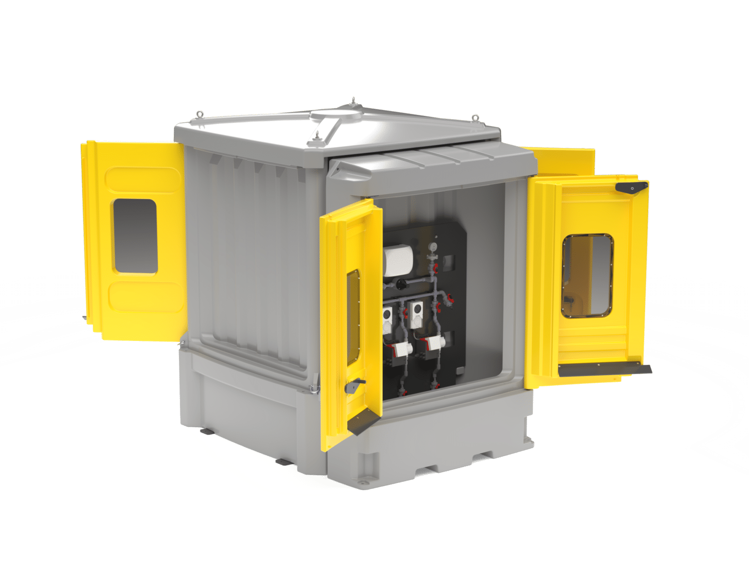 Enclosed IBC Bund: Weather-Resistant Storage | Polymaster