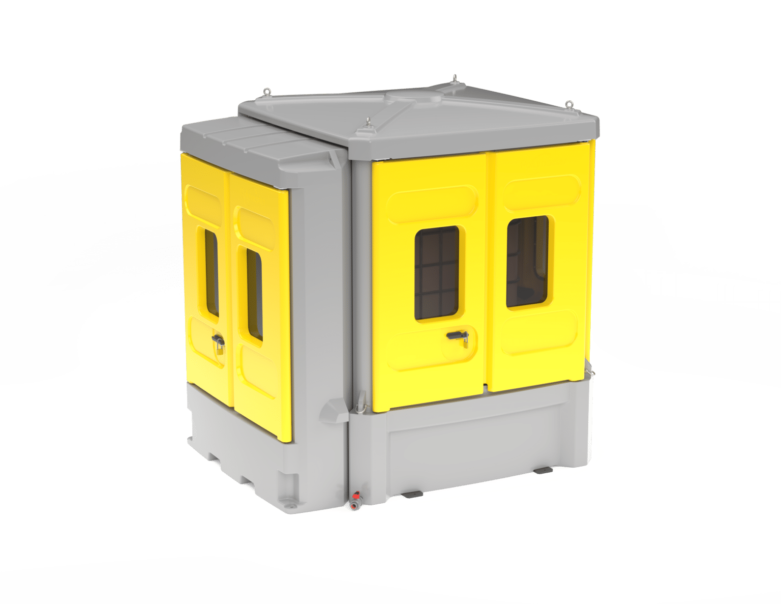 Enclosed IBC Bund: Weather-Resistant Storage | Polymaster