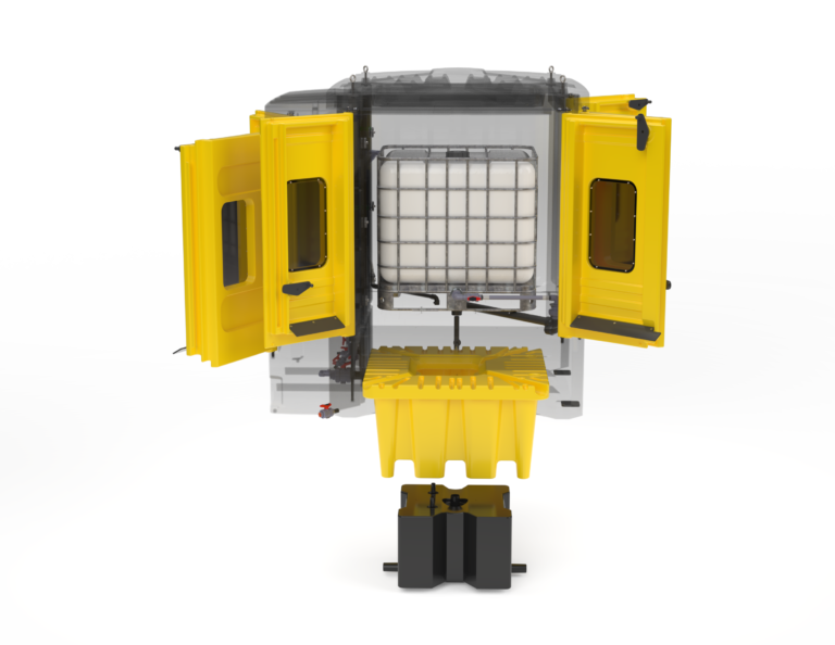 Enclosed IBC Bund: Weather-Resistant Storage | Polymaster