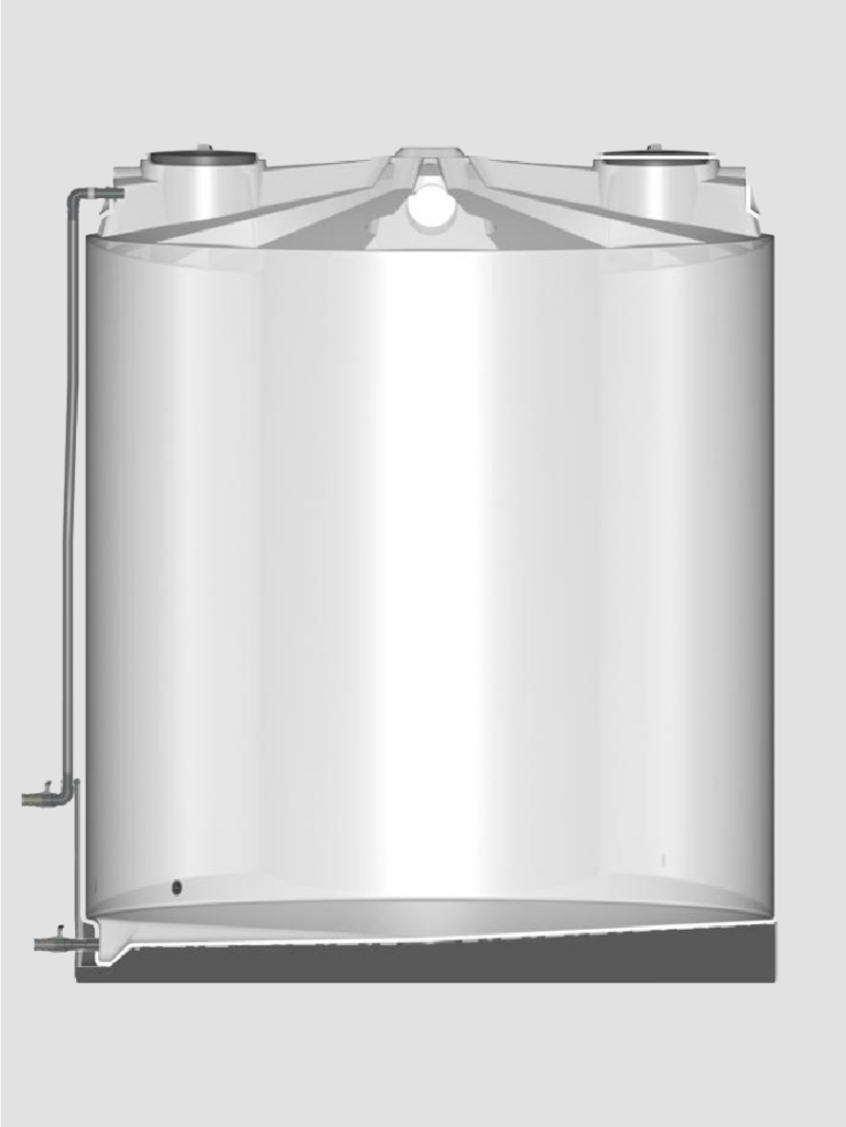 33,000ltr Self Draining Chemical Tank - Polymaster