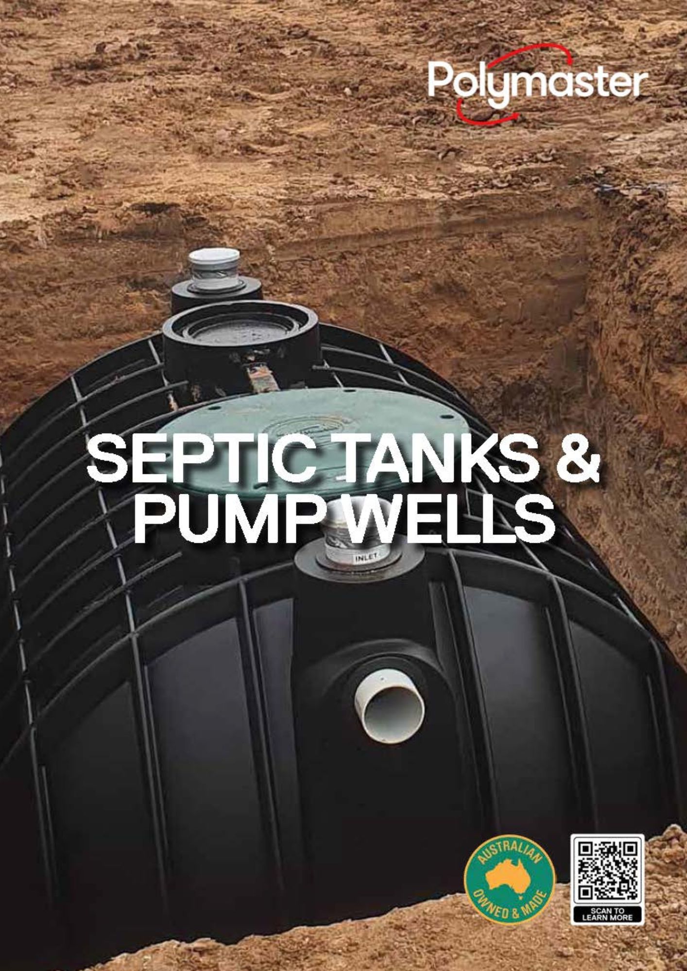 3100L Septic Tank | 10 Min Installation AS/NZS Certified | Polymaster