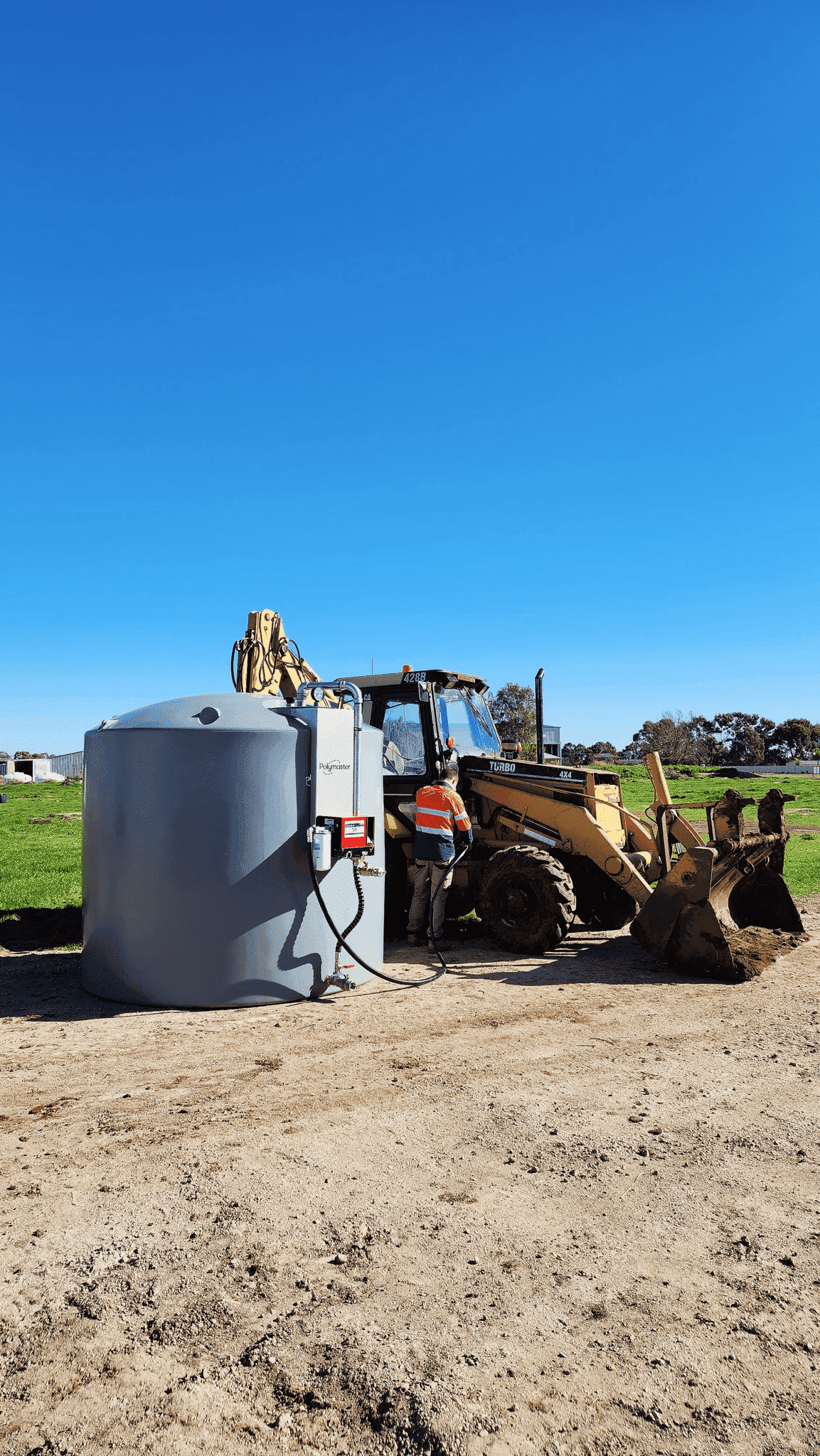 10,000 Litre Bulk Diesel Storage Tank + Dispenser - Polymaster