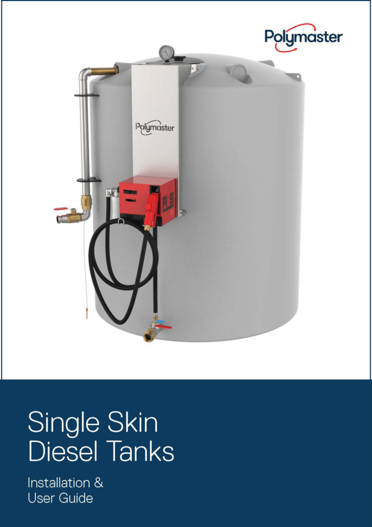 10,000 Litre Bulk Diesel Storage Tank + Dispenser - Polymaster
