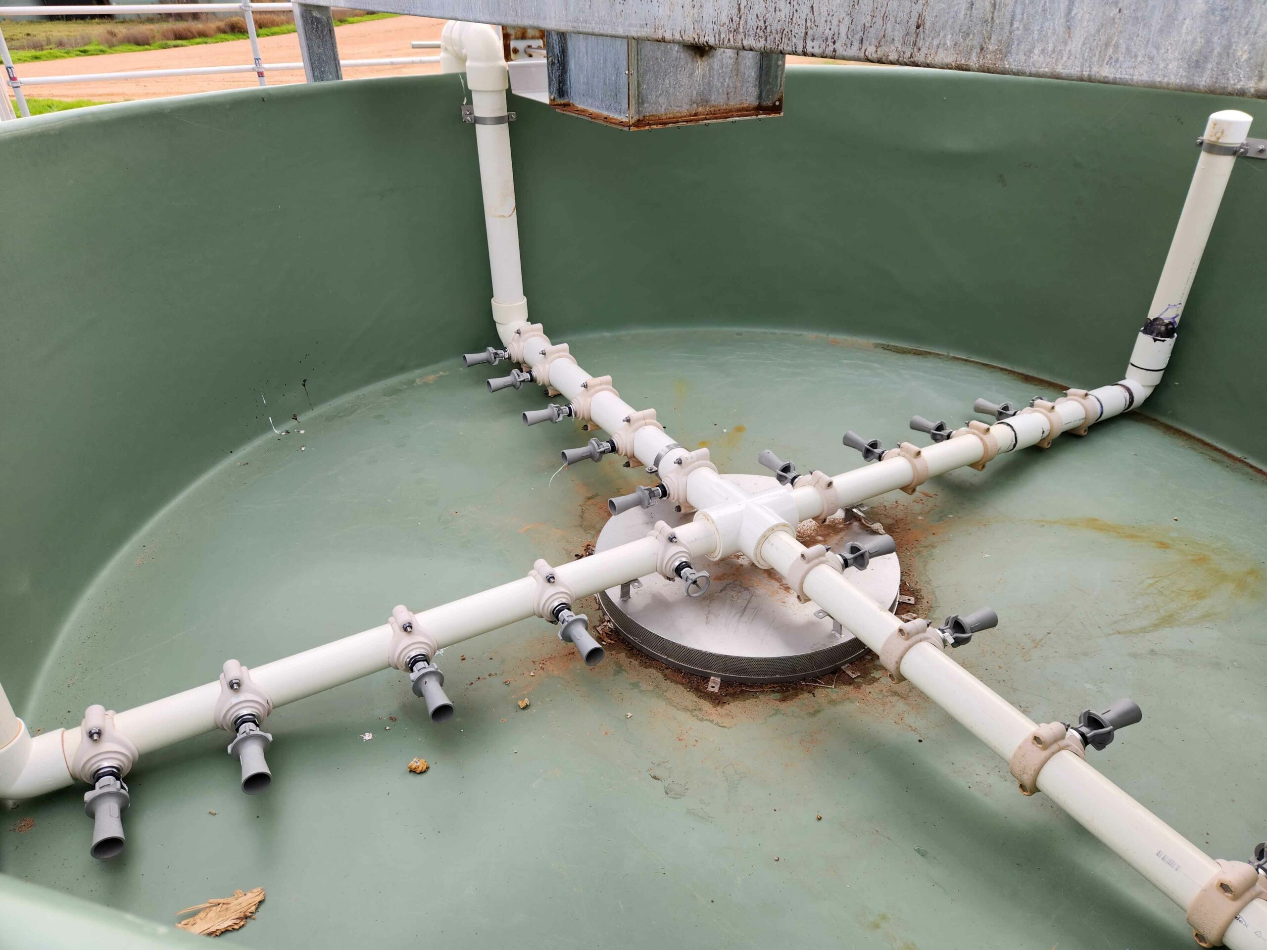 9,000L Aquaculture Tank | Tapered Base | Polymaster