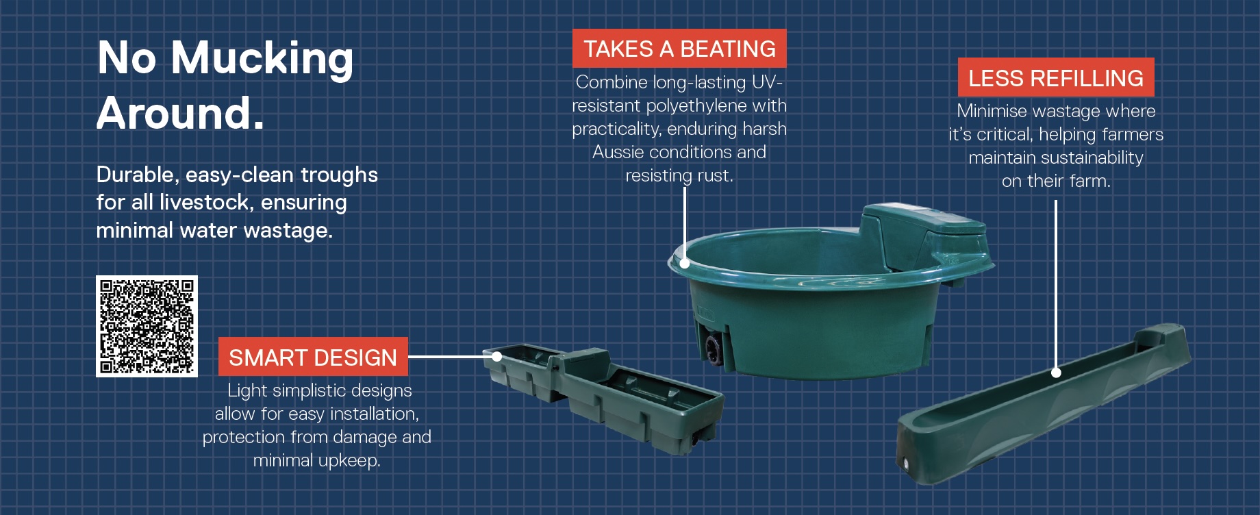 Stock Water Troughs - Buy 5 & Get an Extra 1 Free - Polymaster